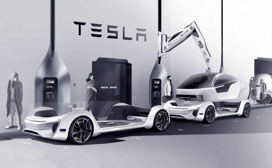 TESLA’S INTERCHANGEABLE TRAVEL-POD SYSTEM SHOWS MODULARITY IN ...